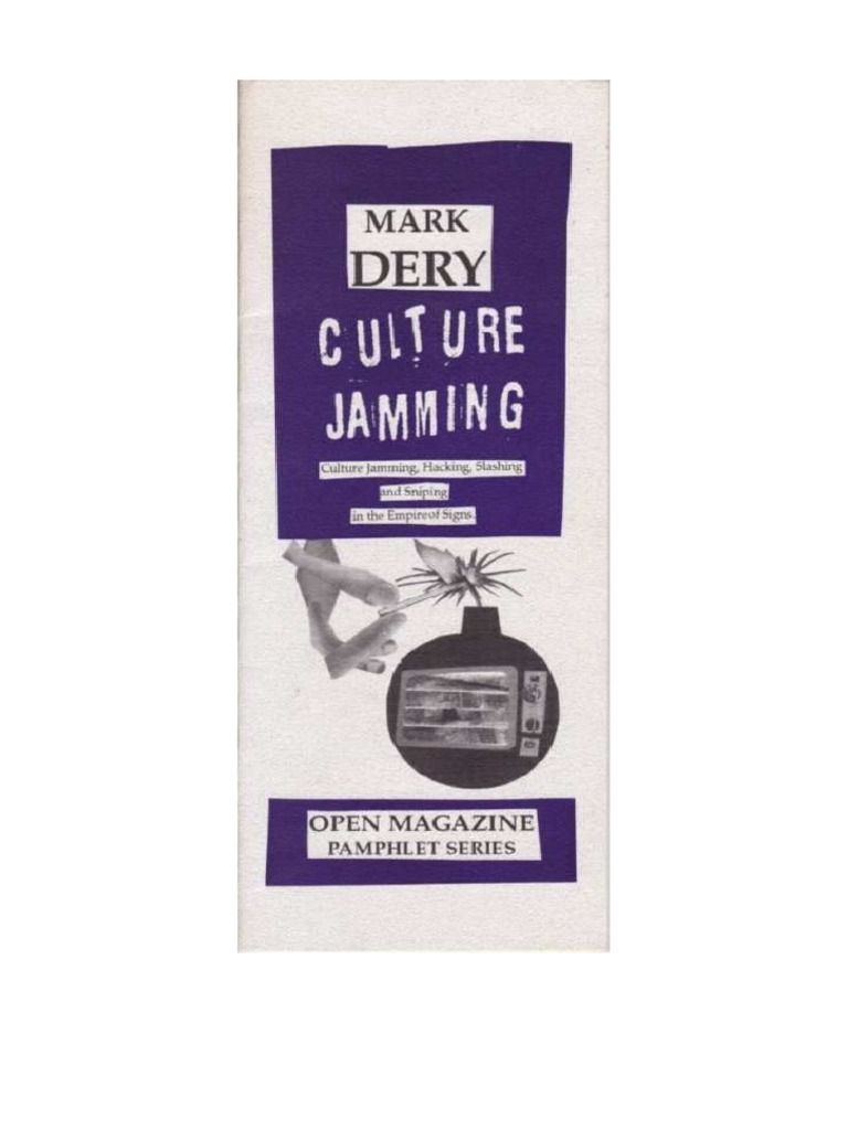 Mark Dery - Culture Jamming | PDF | Semiotics | News