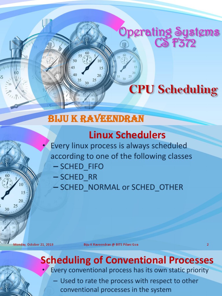 Operating Systems: CPU Scheduling | PDF | Scheduling (Computing) | Computer Architecture