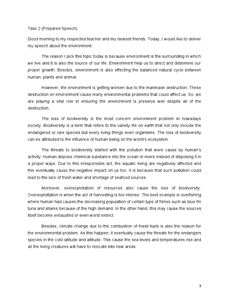 Assignment (TASK 2) | PDF | Biodiversity | Natural Environment