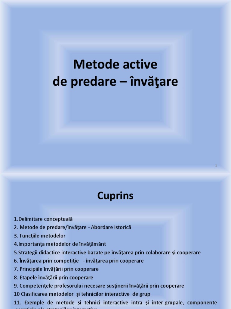 Metode Activ Participative PDF | PDF