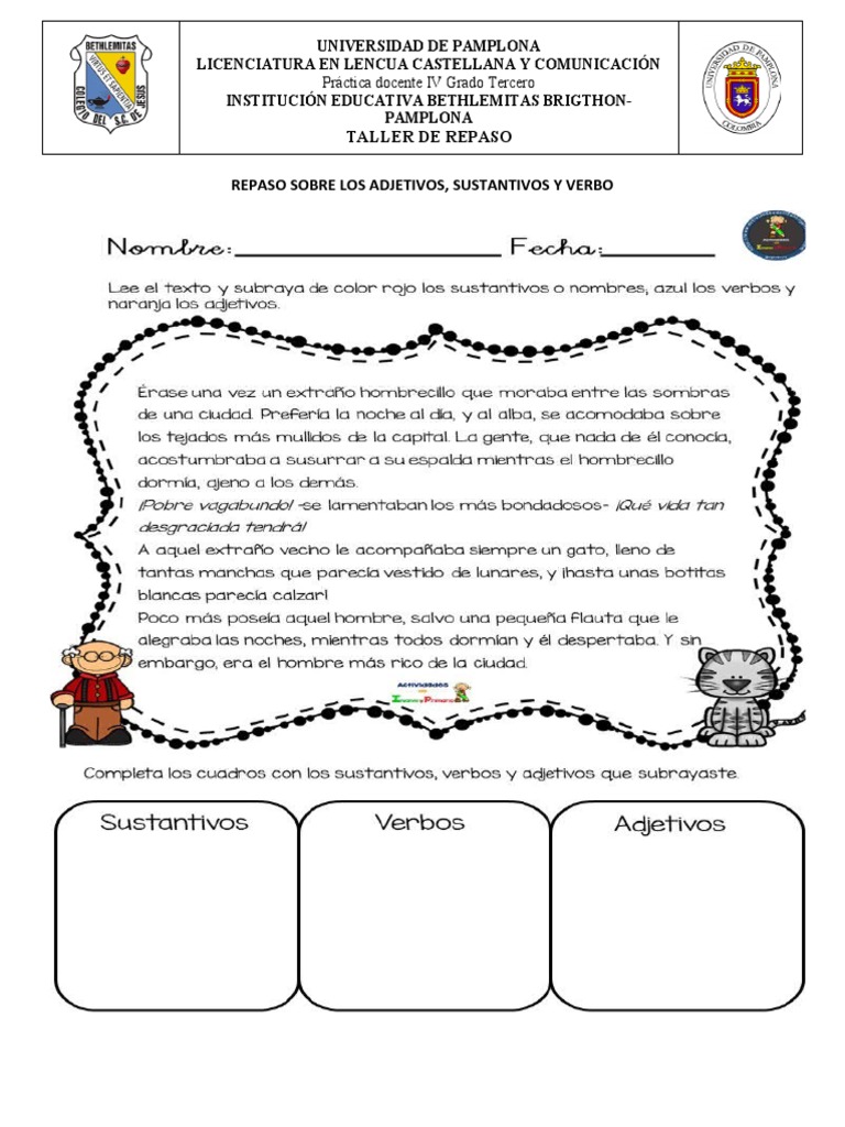 Repaso Sobre Los Adjetivos | PDF