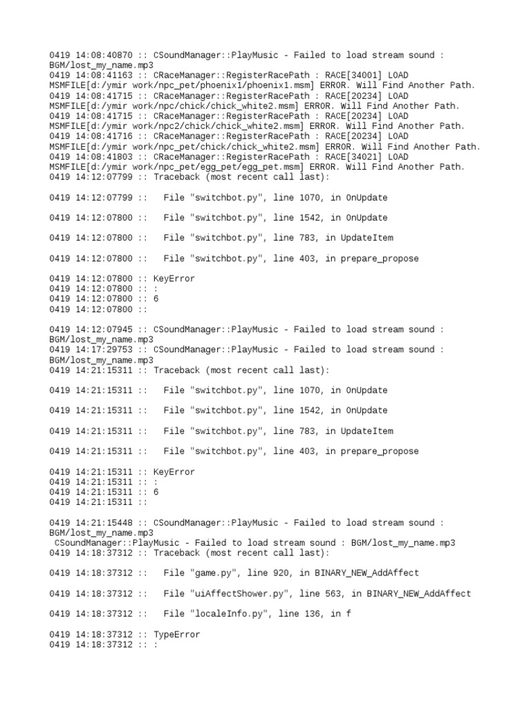 Syserr | PDF | Computing | Computer Programming