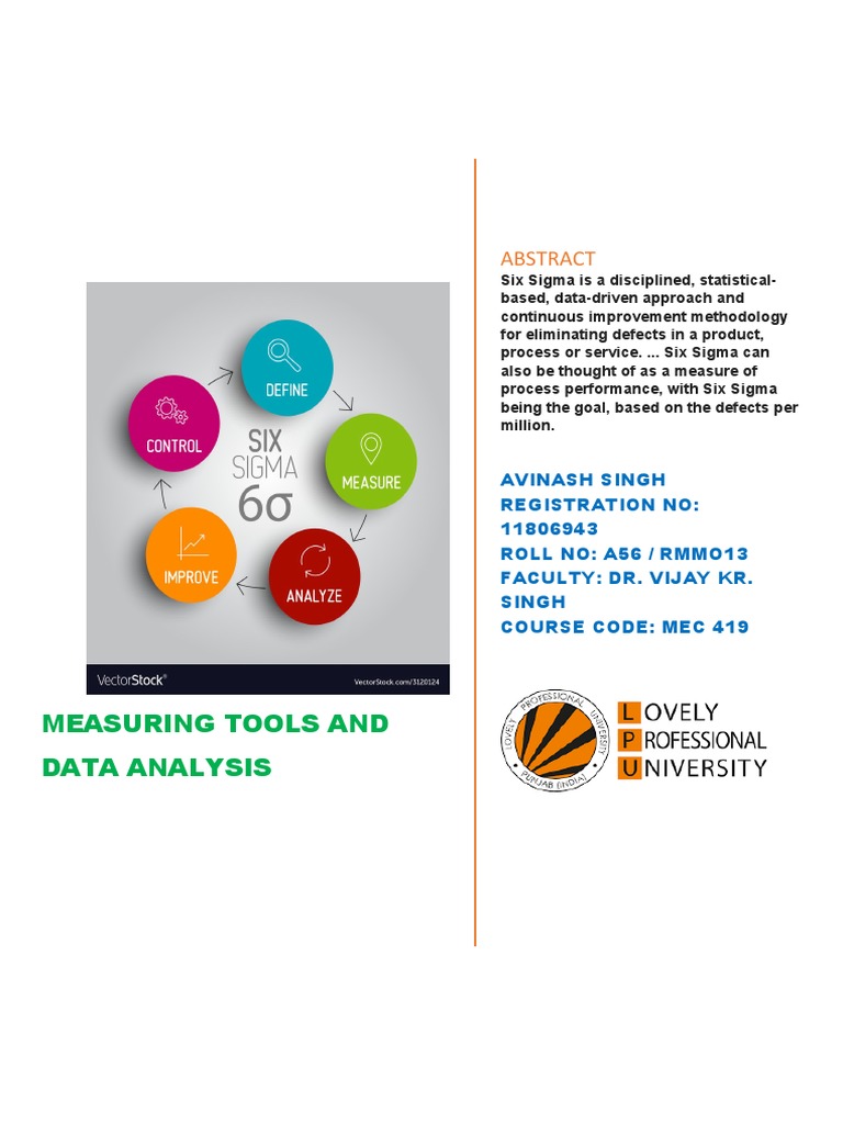 Measuring Process Performance: An Analysis of Six Sigma Methodology and ...