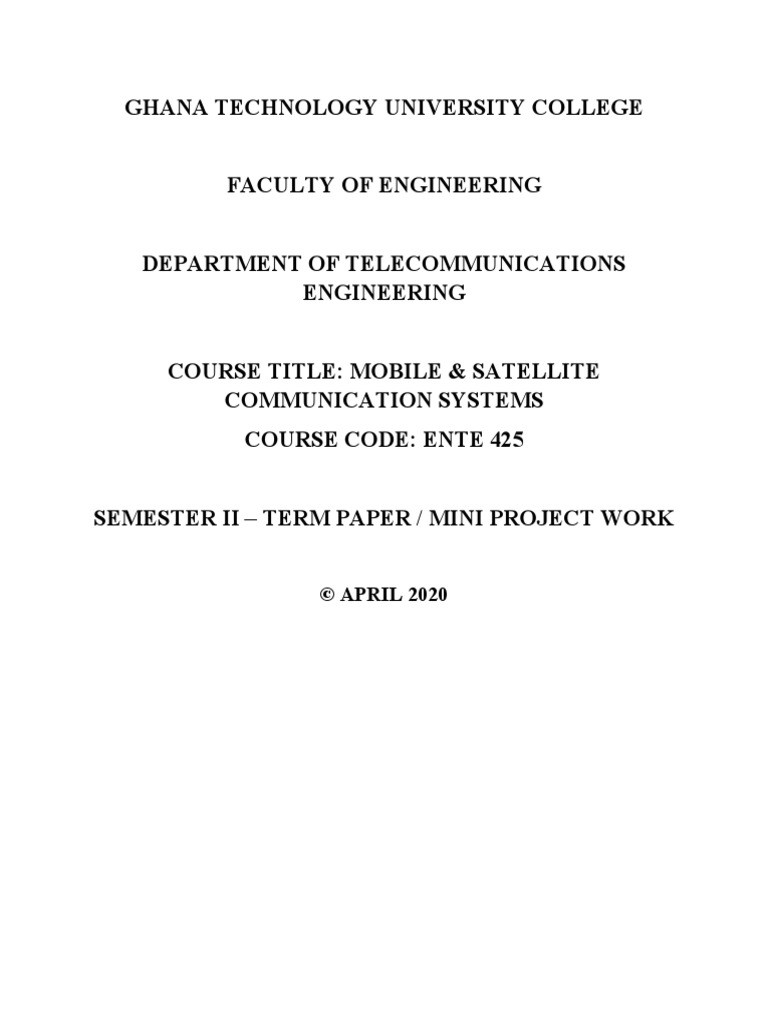 Term Paper - Mini Project. | PDF