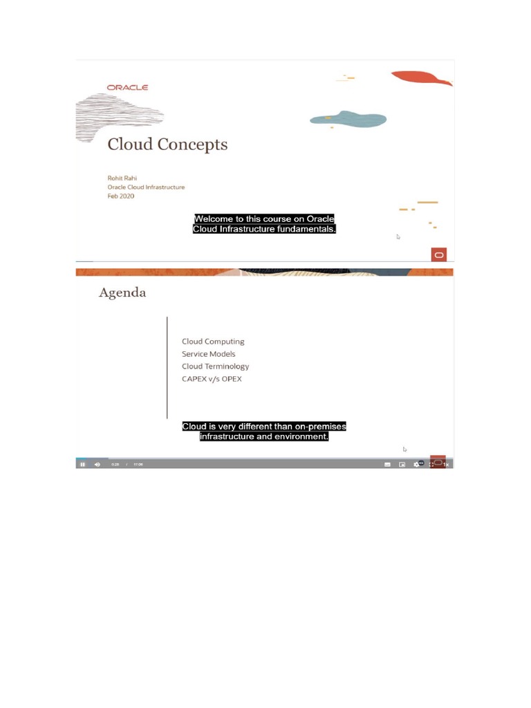 Oracle Cloud Infrastructure Foundations | PDF | Load Balancing ...