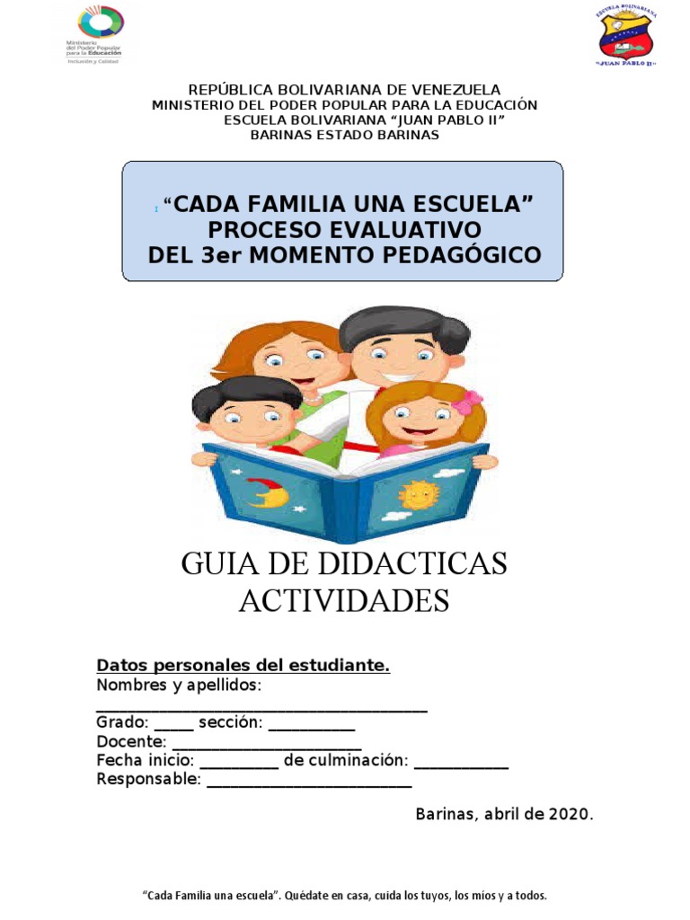 Guia Pedagogica de Primer Grado | PDF | Sustantivo | Naturaleza