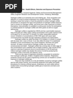 IDLH Values for Hazardous Substances | PDF
