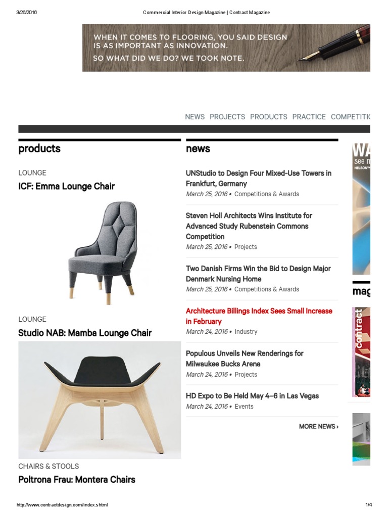 Commercial Interior Design Magazine - Contract Magazine | PDF ...