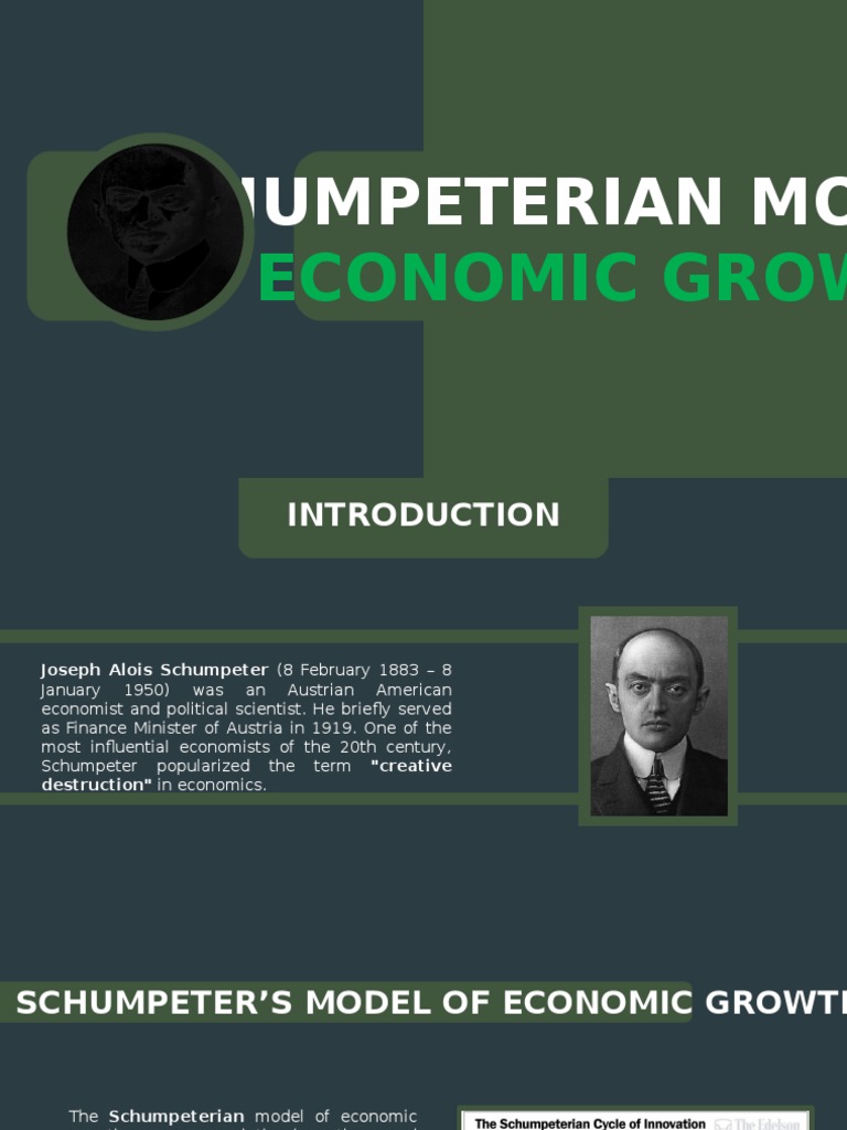 Schumpeterian Model: of Economic Growth | Download Free PDF ...
