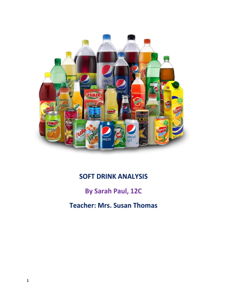 Soft Drink Analysis Final | PDF | Soft Drink | Cola