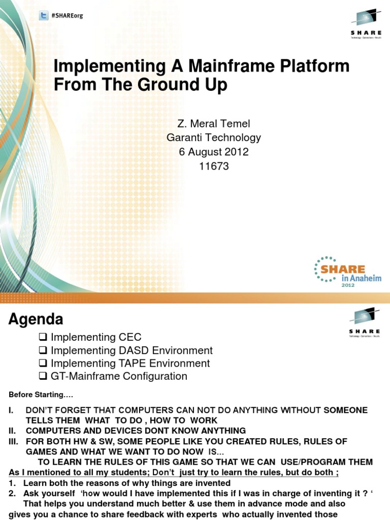 Implementing AMainframe Platform From The Ground Upv 4 | PDF | Booting | Computer Network