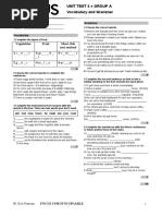 Grammar Quiz Unit 3 (3-3) Group B | PDF | Grammar | Linguistics