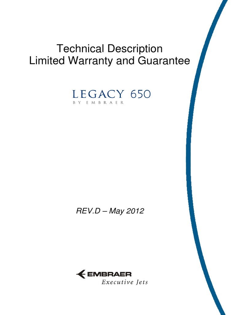 Technical - Description LEGACY 650 | PDF | Landing Gear | Avionics