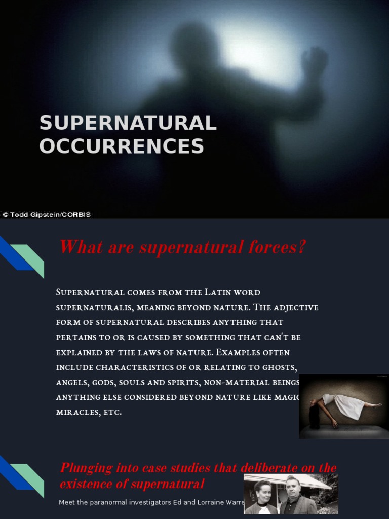 Supernatural Occurrences | PDF | Supernatural | Paranormal