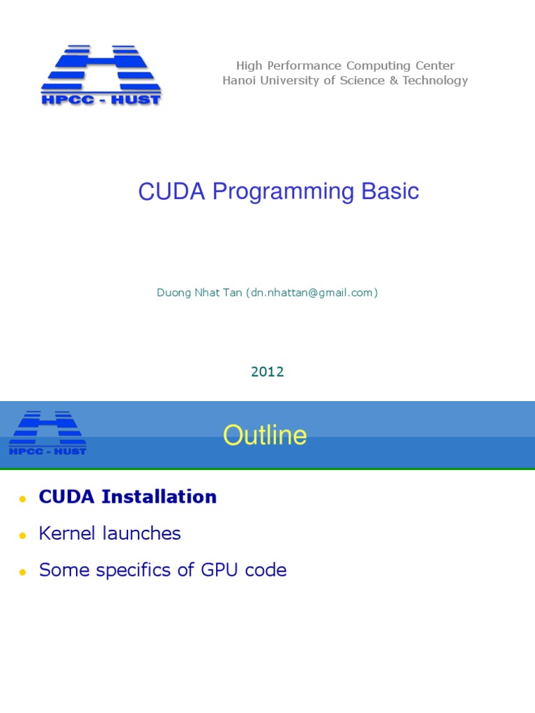 Intro CUDA | PDF | Thread (Computing) | Graphics Processing Unit