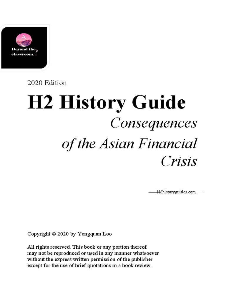 H2 History Guide: Consequences of The Asian Financial Crisis | PDF