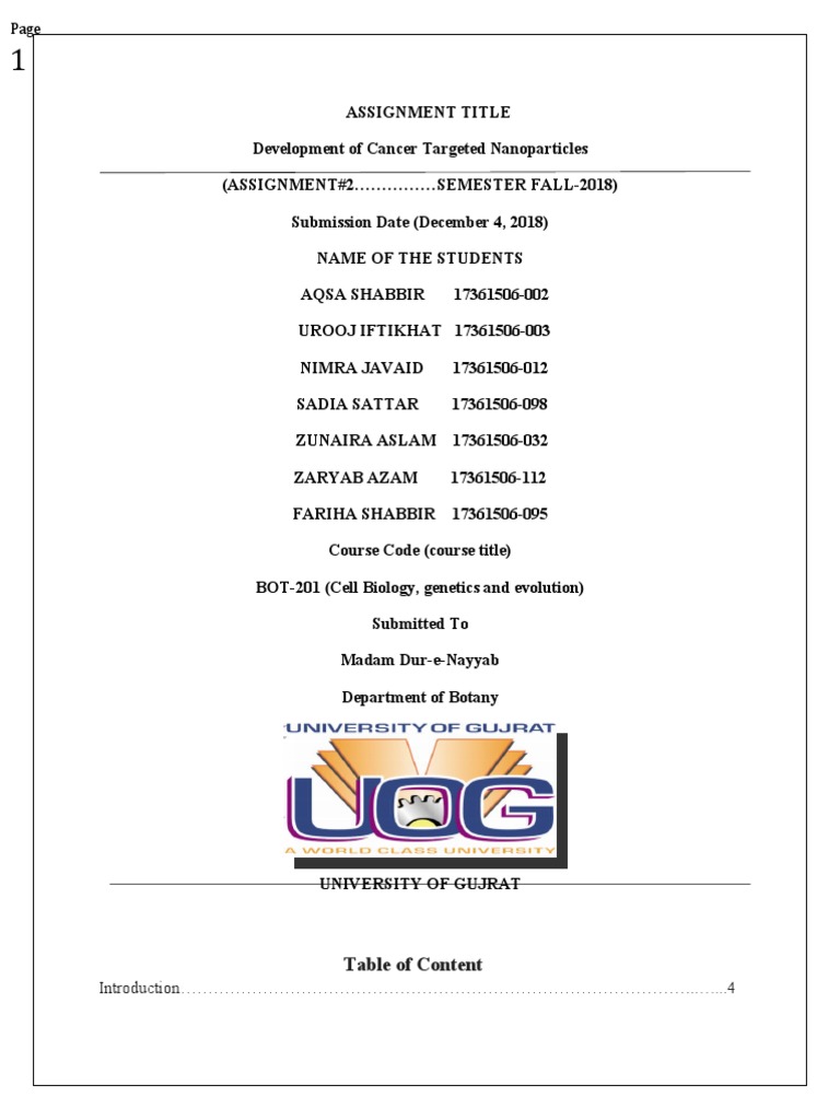 Bot 201 Cancer | PDF | Radiation Therapy | Nanomedicine