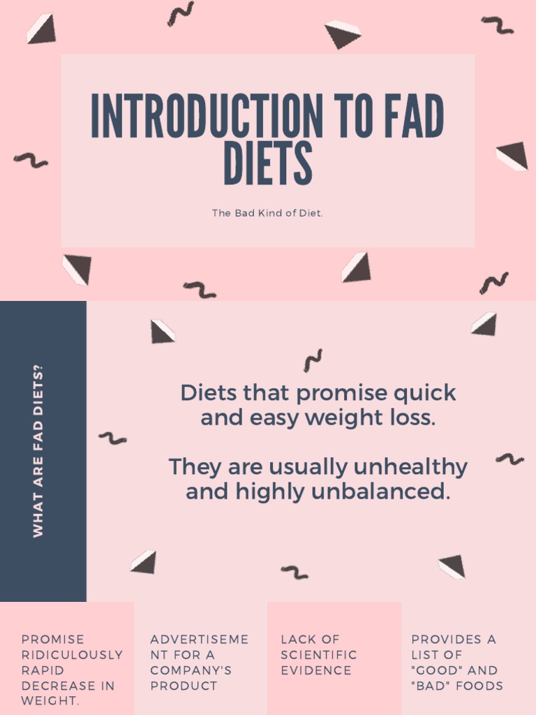 Understanding Fad Diets and Their Risks | PDF