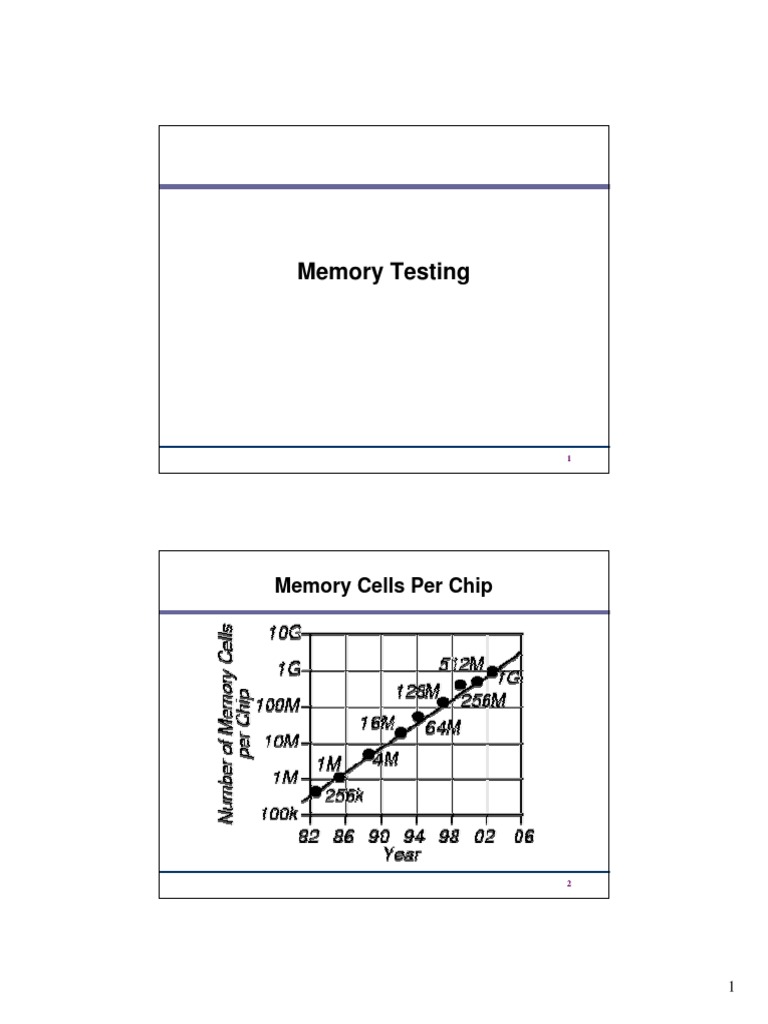 Memory Testing | PDF | Electrical Engineering | Electronic Engineering