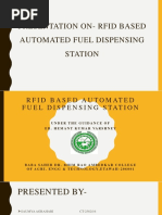 Presentation On - Rfid Based Automated Petrol Pump | PDF | Radio ...