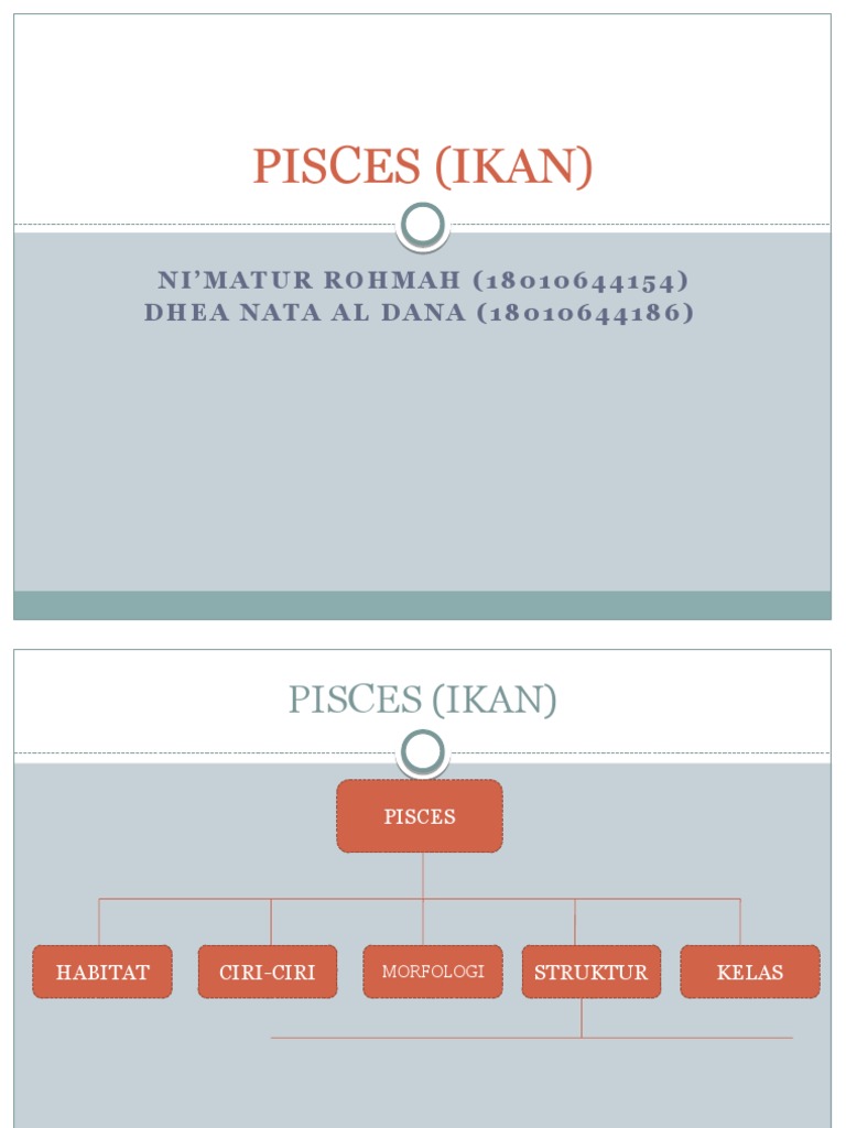 Ciri dan Struktur Ikan Pisces | PDF | Kajian Bahasa Asing