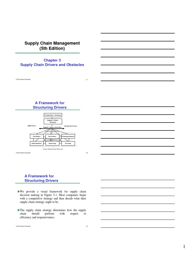Supply Chain Management (5th Edition) | PDF | Supply Chain | Inventory