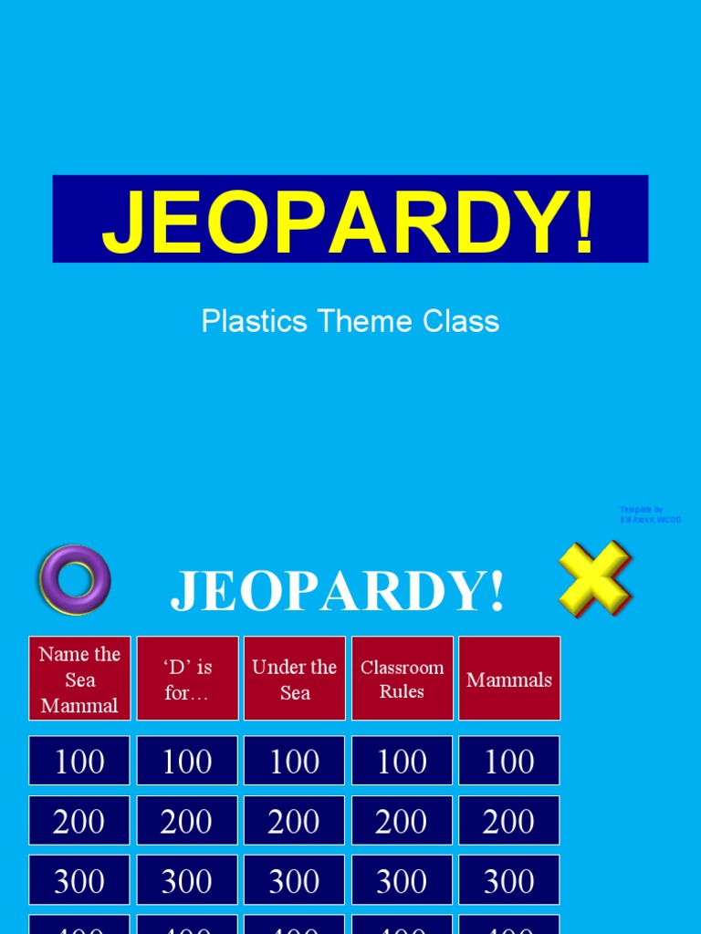Jeopardy Game Template: Sea Mammals | PDF | Marine Mammals | Behavior ...