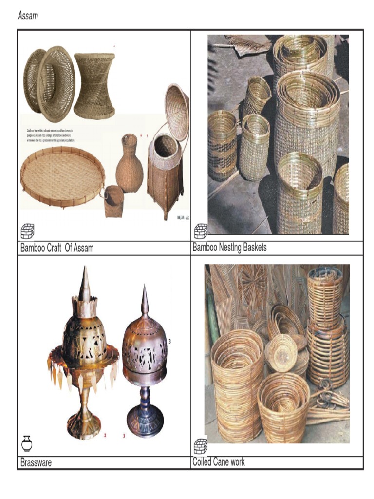Bamboo Nestlng Baskets Bamboo Craft of Assam | PDF | Crafts ...