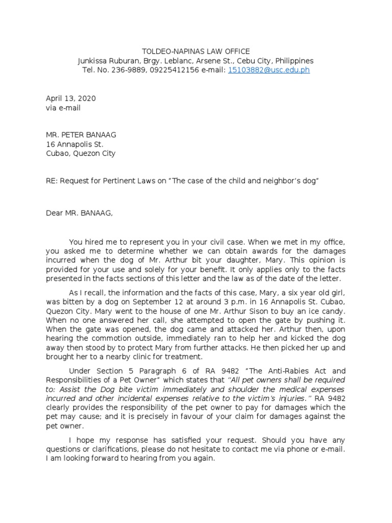 Opinion Letter | PDF