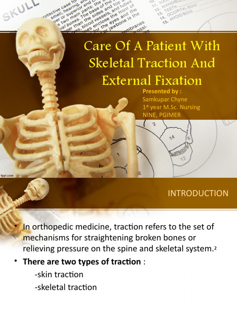 Skeletal Traction Pin Site Care