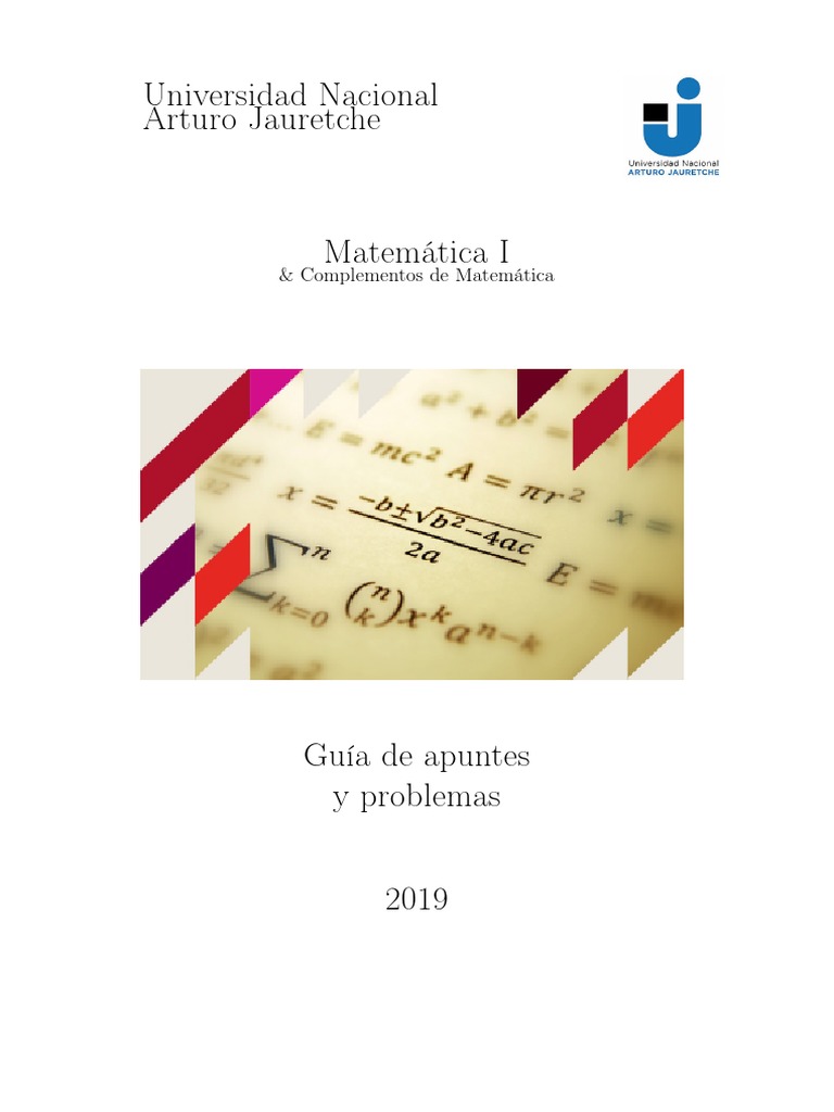 Guia de Matemàtica 1 y Complementos - 1 PDF | PDF | Integral | Intervalo (Matemáticas)