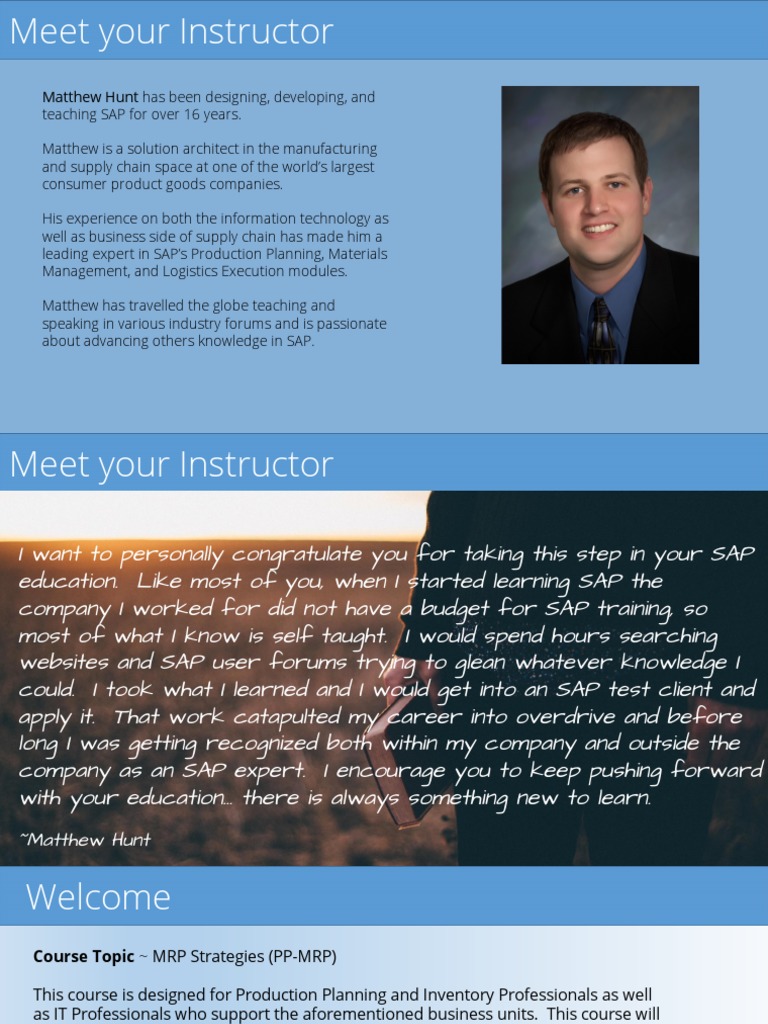 SAP MRP Strategies (SAP PP MRP) PDF | PDF | Sales | Supply Chain Management