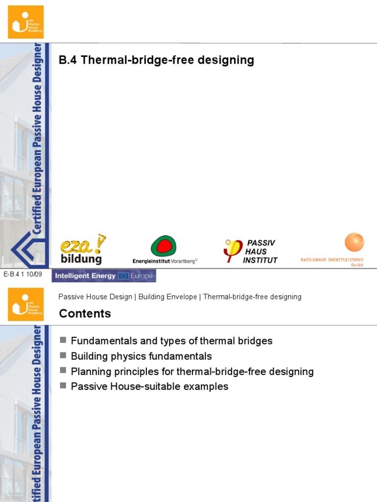 B - 4 - Thermal-Bridge-Free - Construction - 20091019 OK | PDF ...