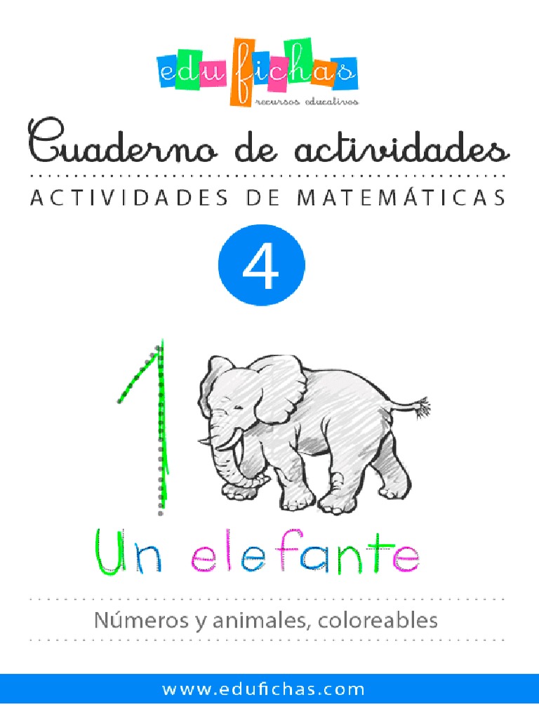 Cuadernillo Numeros y Animales | PDF