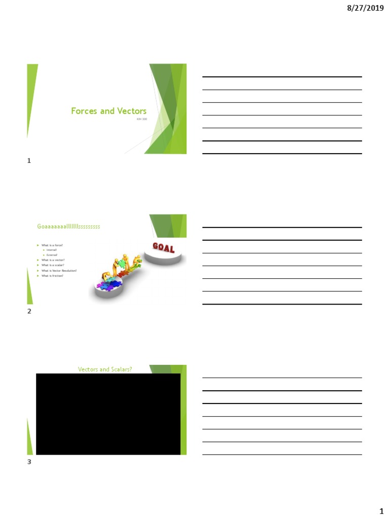 Forces and Vectors | PDF | Velocity | Force