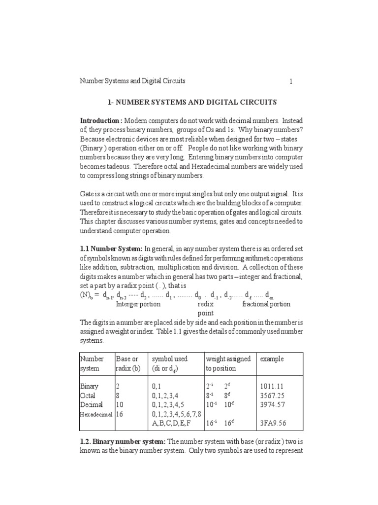 Digital Electronics & Computer Fundamentals Theory. | PDF | Logic Gate ...