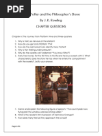Harry Potter: Chapter Questions Guide | PDF | Harry Potter Universe ...