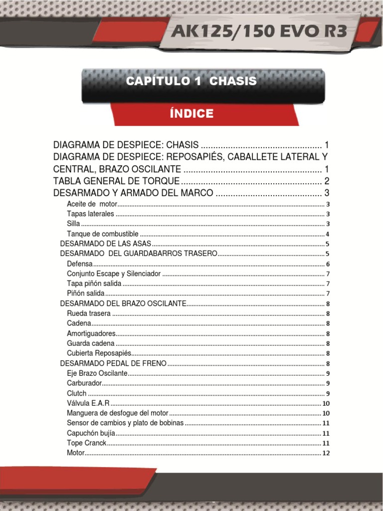 4R Chasis R3 EVO PDF | PDF | Tornillo | Tecnología de vehículos