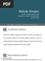 Método SIMPLEX Tabular PDF | PDF | Programación lineal | Algoritmos