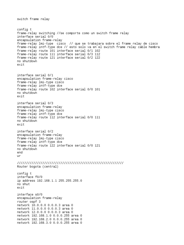 Configuracion gns3 | PDF | Internet Protocols | Router (Computing)