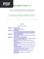 Reglamento Cirsoc101 Completo | PDF | Mortero (Albañilería) | Hormigón