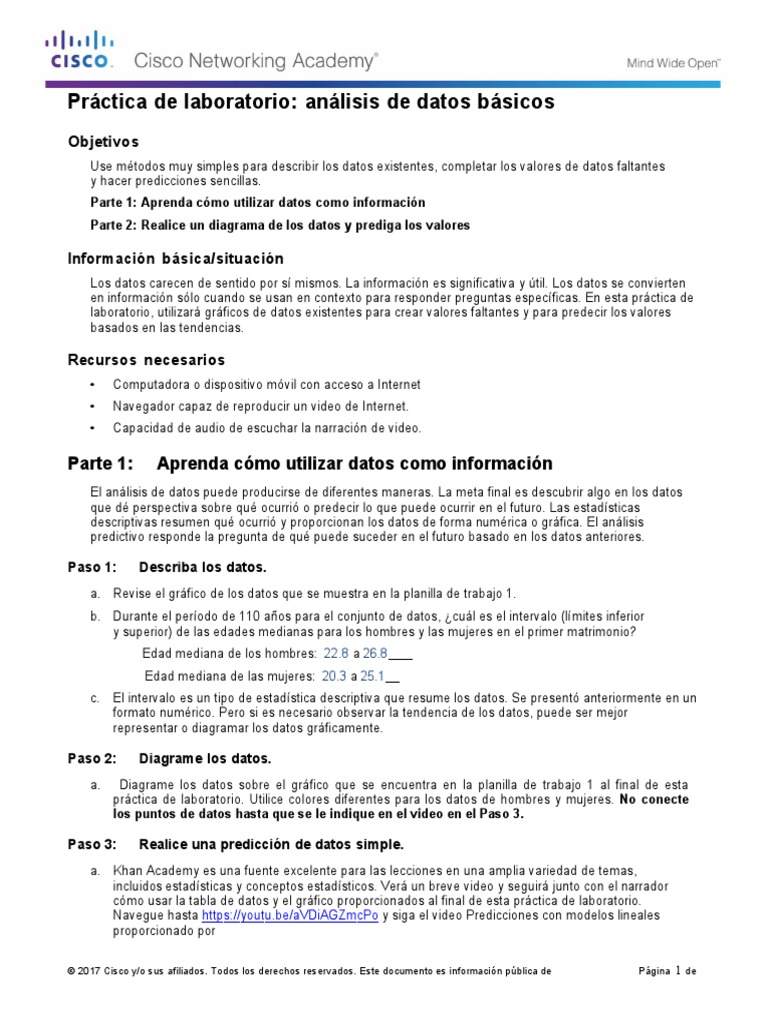 S2 - Laboratorio Basic Data Analytics | PDF | Información | Vídeo