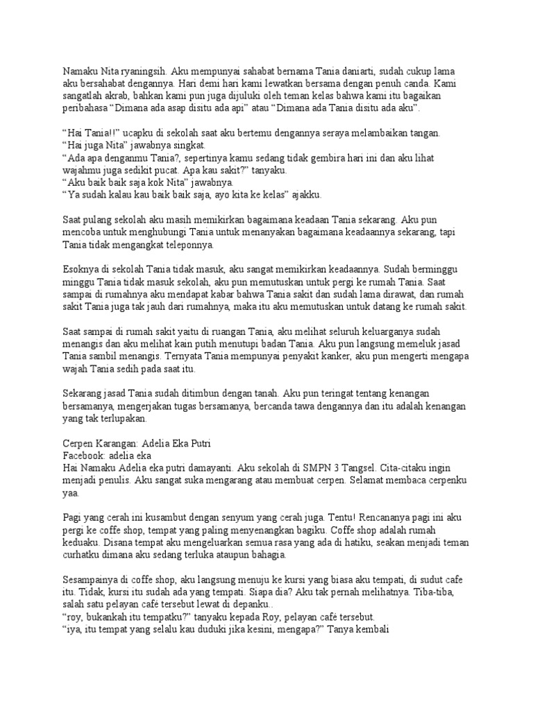 Namaku Nita Ryaningsih | PDF