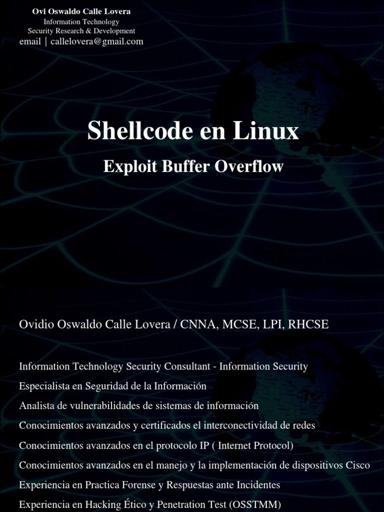 Shellcodes en Linux | PDF | Programa de computadora | Programación