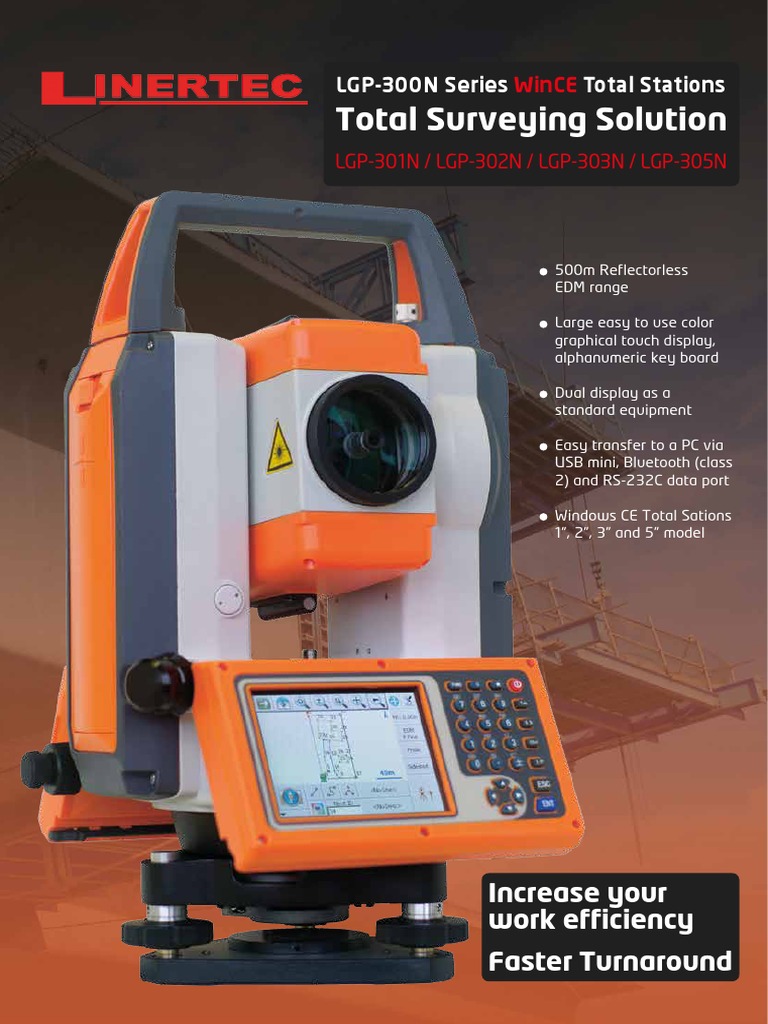 Total Surveying Solution: LGP-300N Series Total Stations | PDF ...