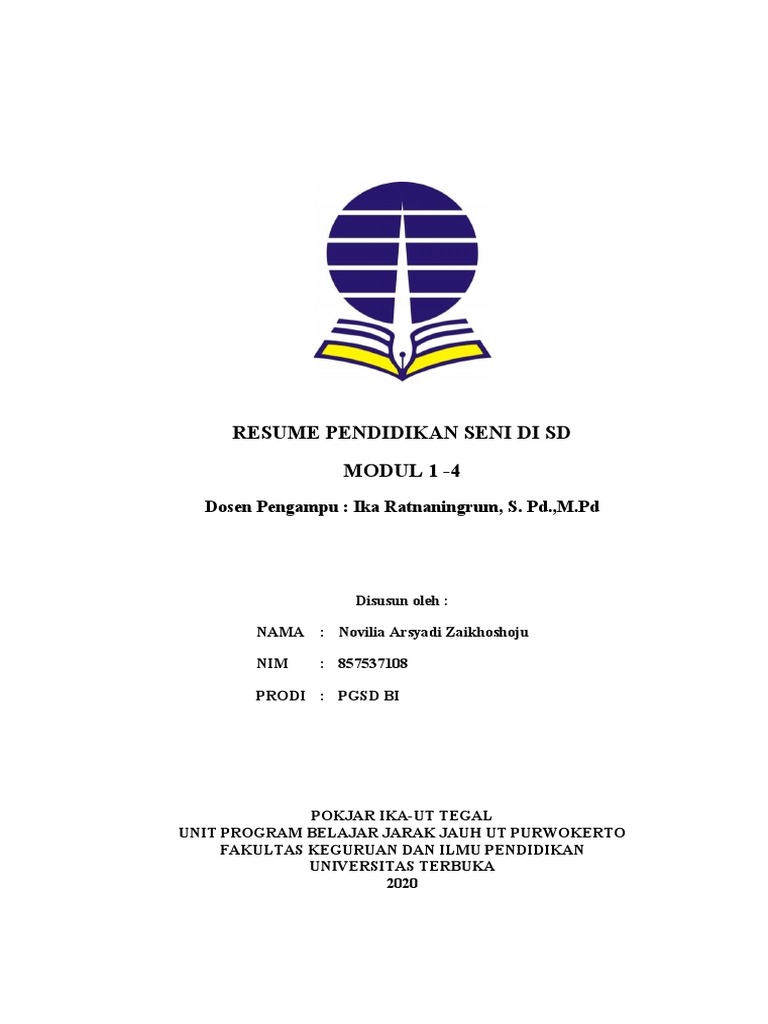 Resume Modul 1 Dan 3 | PDF | Seni