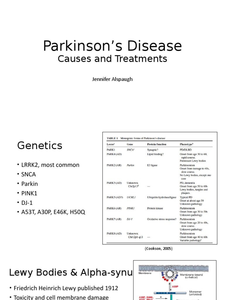 Parkinsons Presentation | PDF | Parkinson's Disease | Dopamine