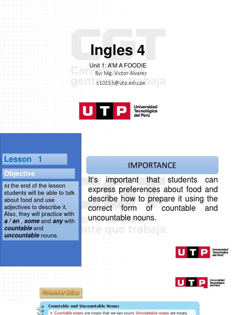 CGT - PPT - Ingles 4 - Virtual Class-1 PDF | PDF