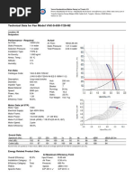 VTS AHU Technical Data Sheet | PDF | Flow Measurement | Pressure