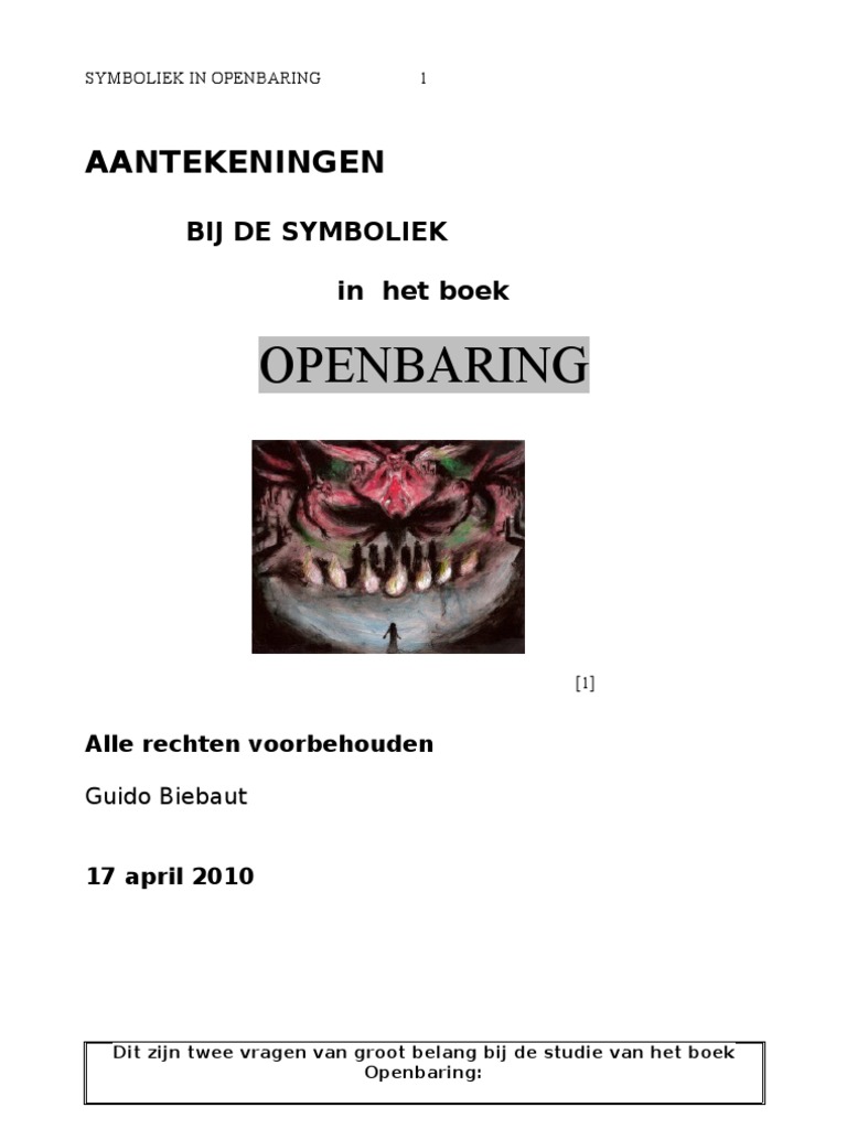 Symboliek in Openbaring | PDF